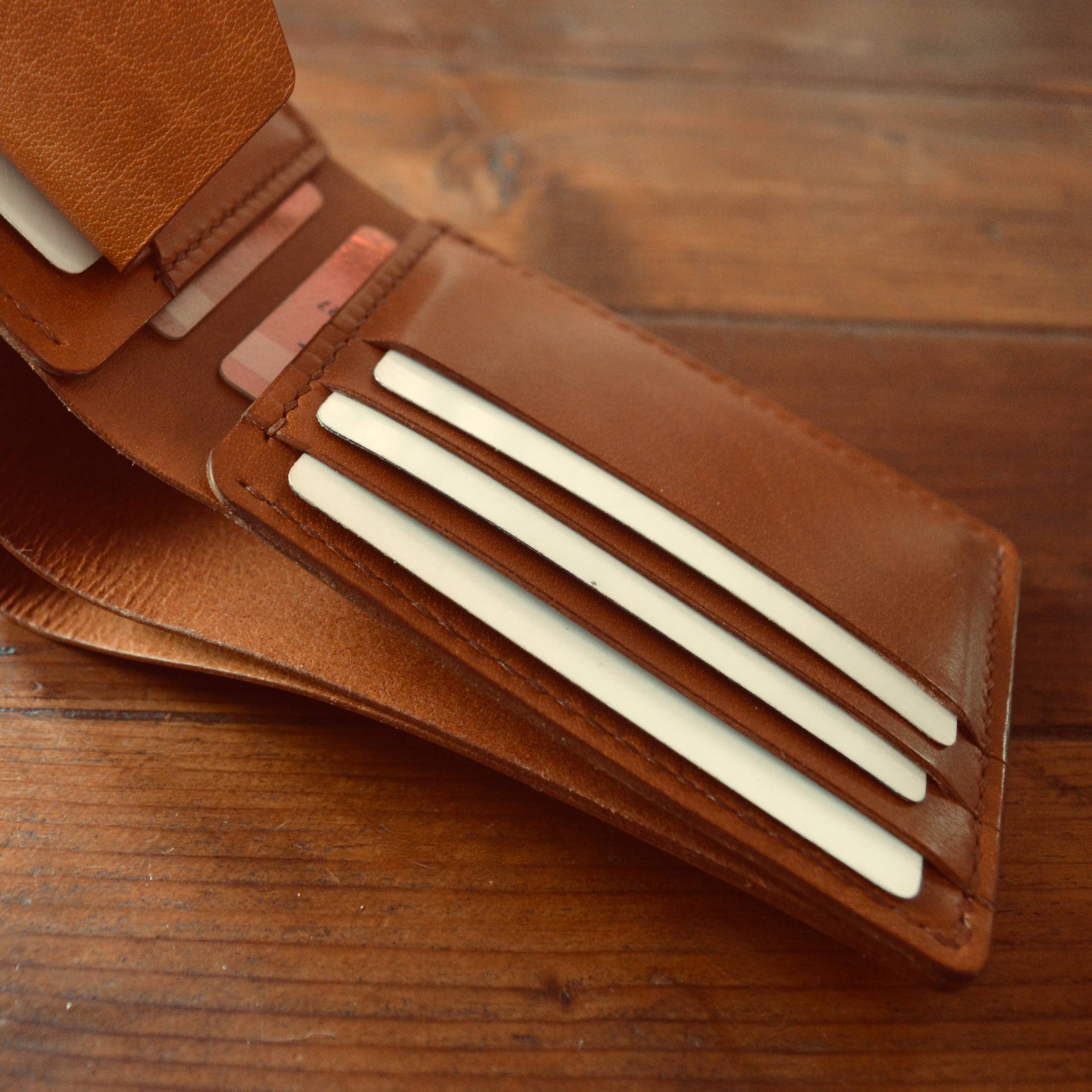 Coin Pocket Wallet in Veg Tan Leather | Handmade Luxury – Godbole Gear