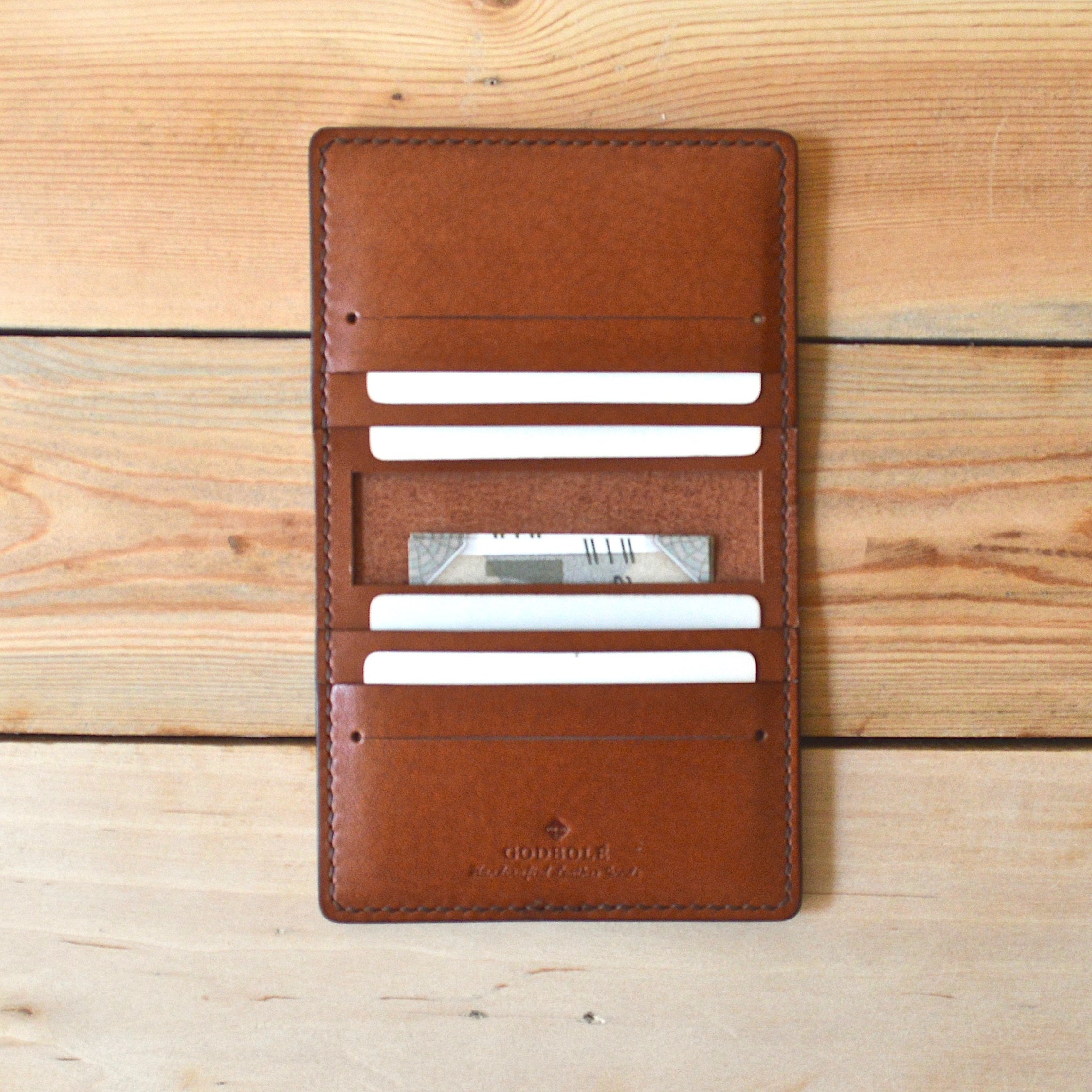 Handmade Front Pocket Card Wallet - Full Grain Leather – Godbole Gear